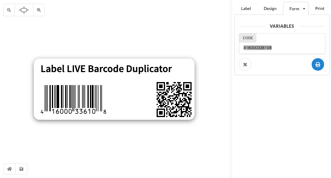Hands-Free Barcode Label Printing