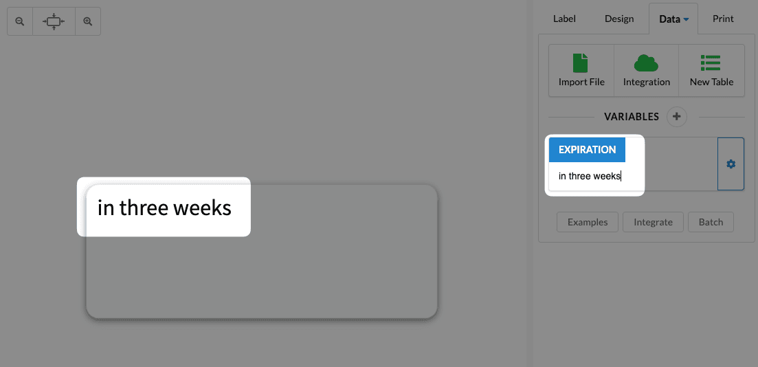 Change an existing variable's type by clicking on the variable Setup (gear icon).