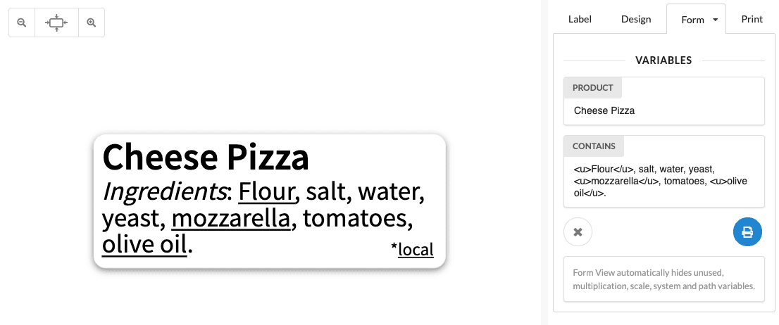 Bold, Underline and Italic Text Style Using Markup