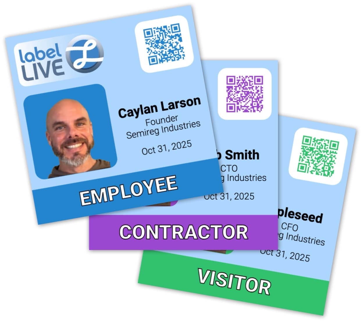 Use Your Camera to Print Full-Color ID and Visitor Badges