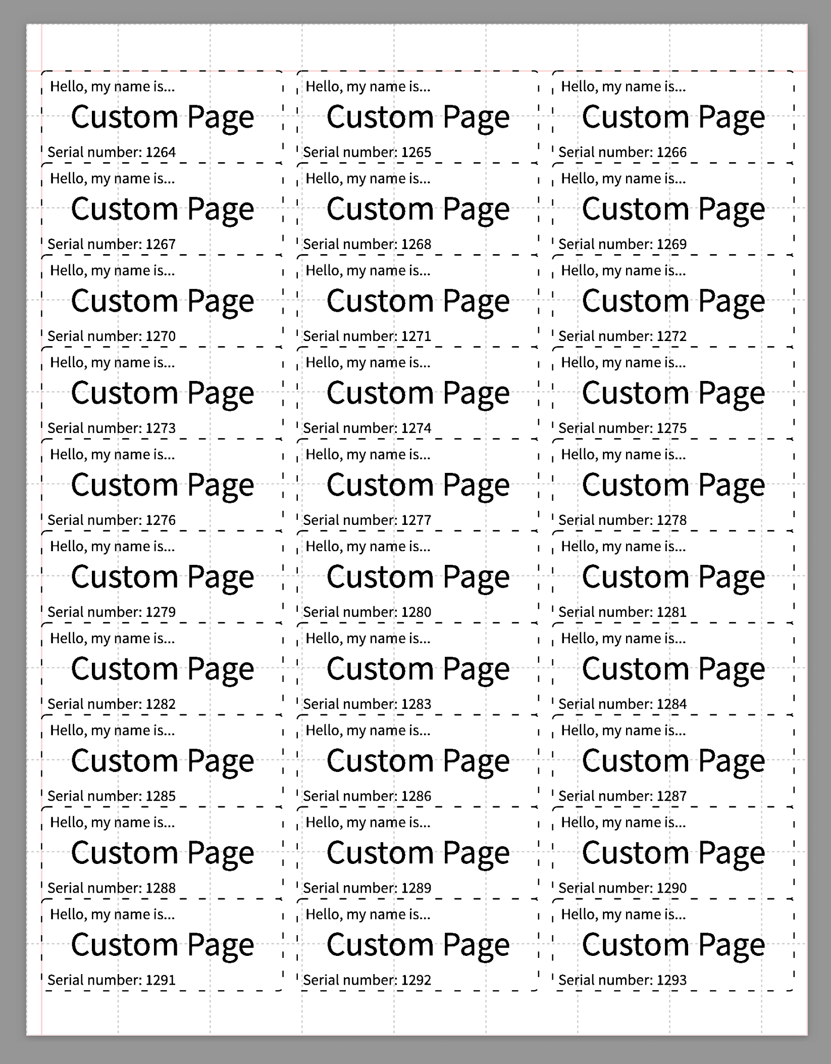 Tip : Uncheck Alignment Lines when you are satisfied and ready to print ...