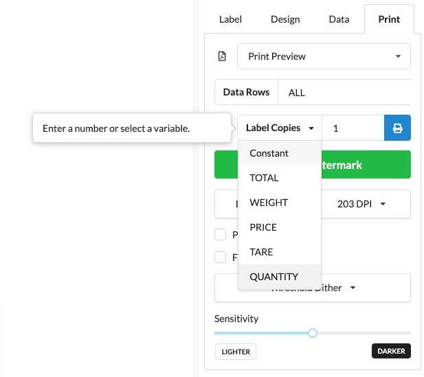 From complex data to simple printing